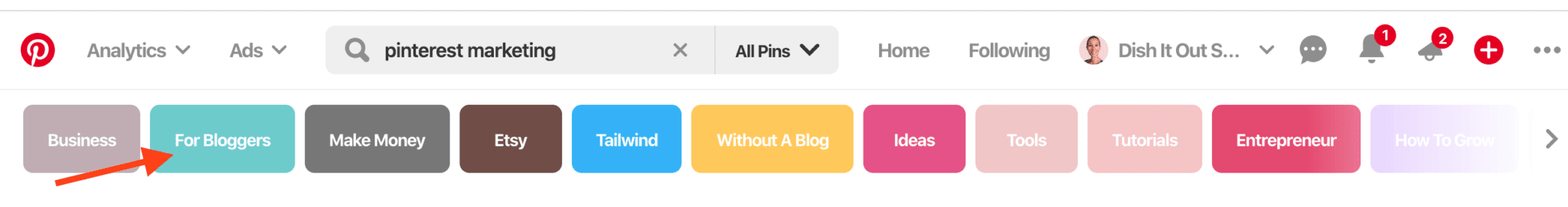 How To Optimize Your Pinterest Account: The Ultimate Guide - Dish It ...